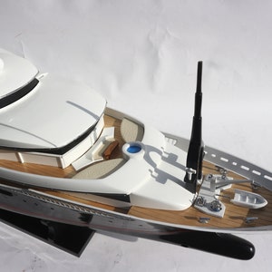 ALFA NERO Yacht Model, Wooden Model Ship is for Sale - Etsy
