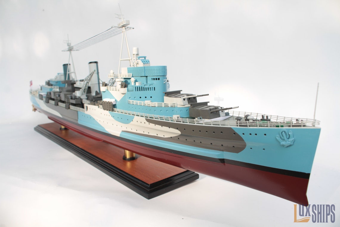 HMS Belfast Ship Model HMS Belfast Battleship - Etsy