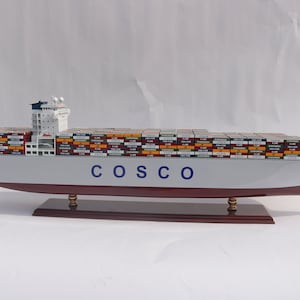 COSCO EUROPE Container Ship Model 39" - Cosco Model Ship ...