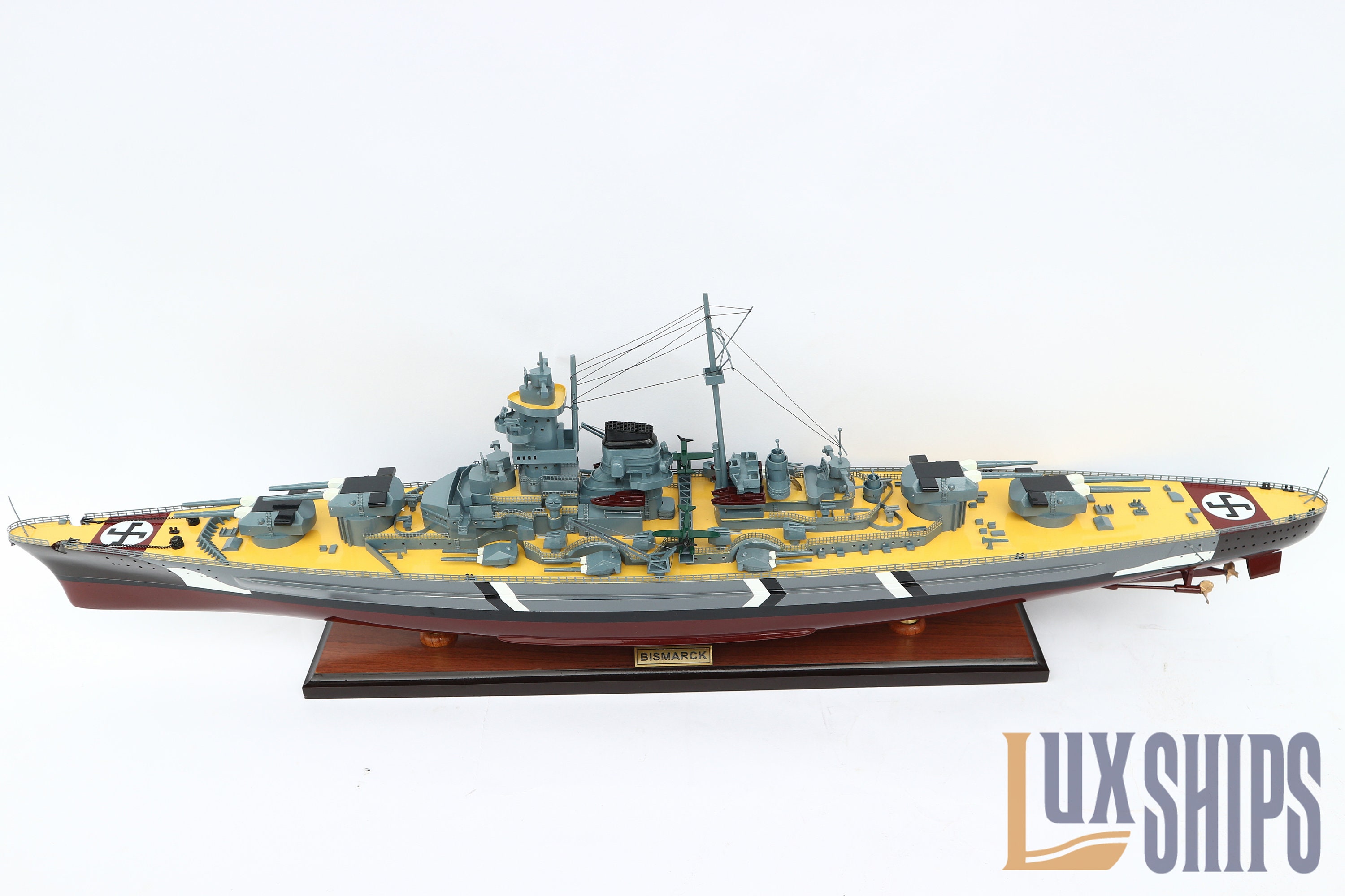 Bismarck Ship Model Bismarck Wooden Ship Model - Etsy