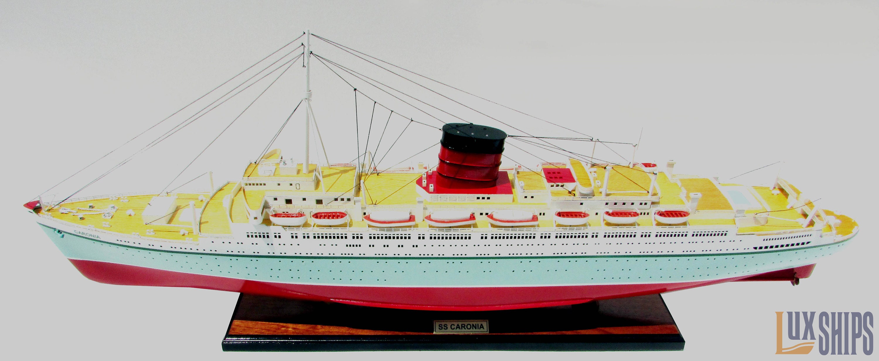 RMS Caronia Ship Model RMS Caronia Wood Ship Model - Etsy