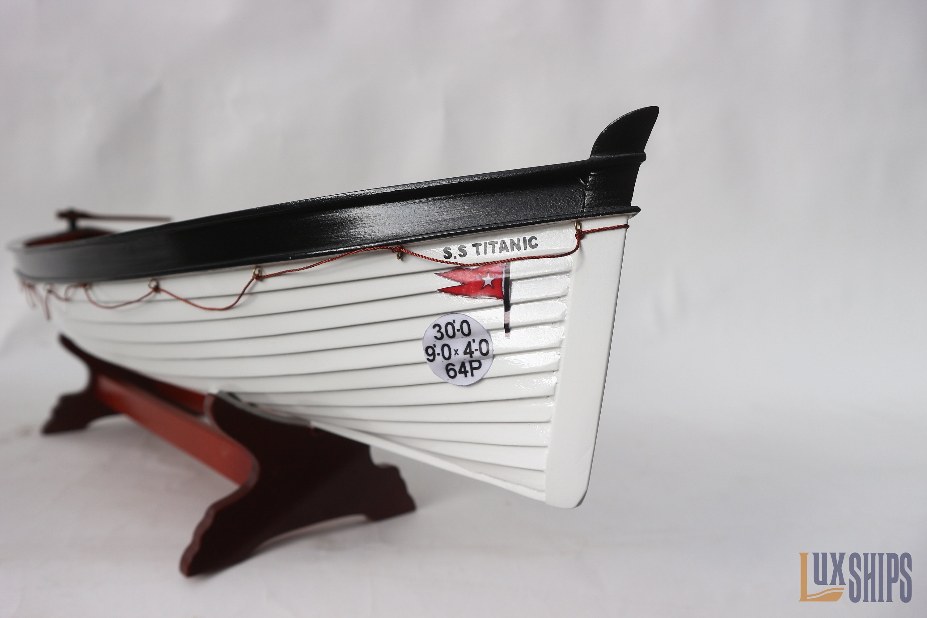 Titanic's Lifeboat Wooden Ship Model - Titanic Lifeboat Model Ships - Etsy