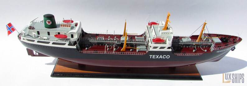 TEXACO OSLO Model Ship - Etsy