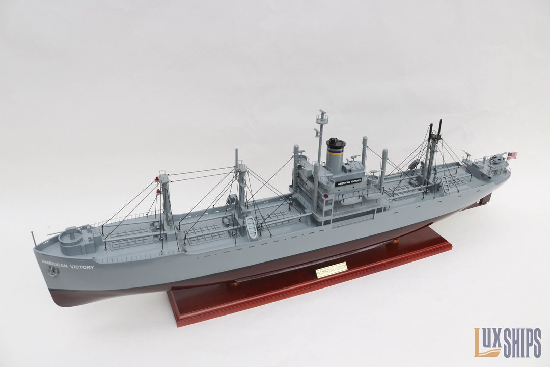SS American Victory Ship Model - SS American Victory Battleship Model ...