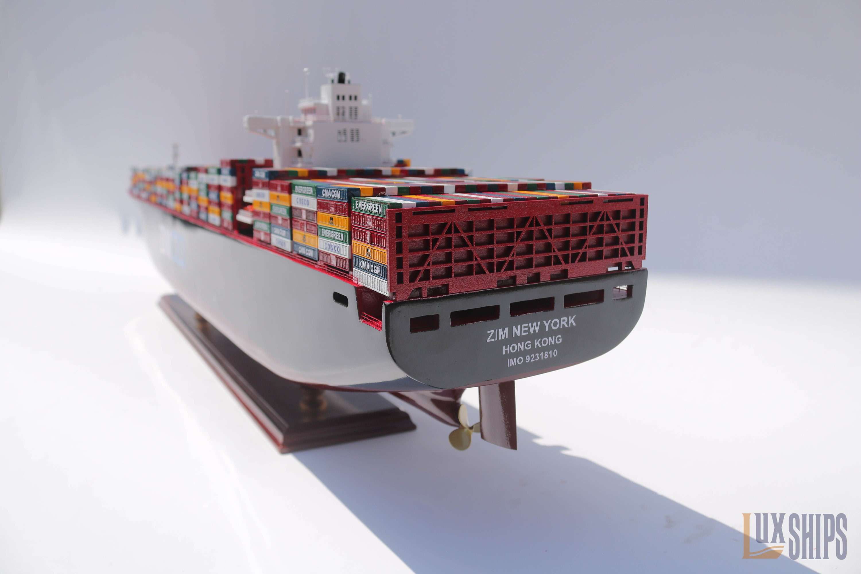 ZIM New York Container Ship Model ZIM Model Ship Personalization Your ...