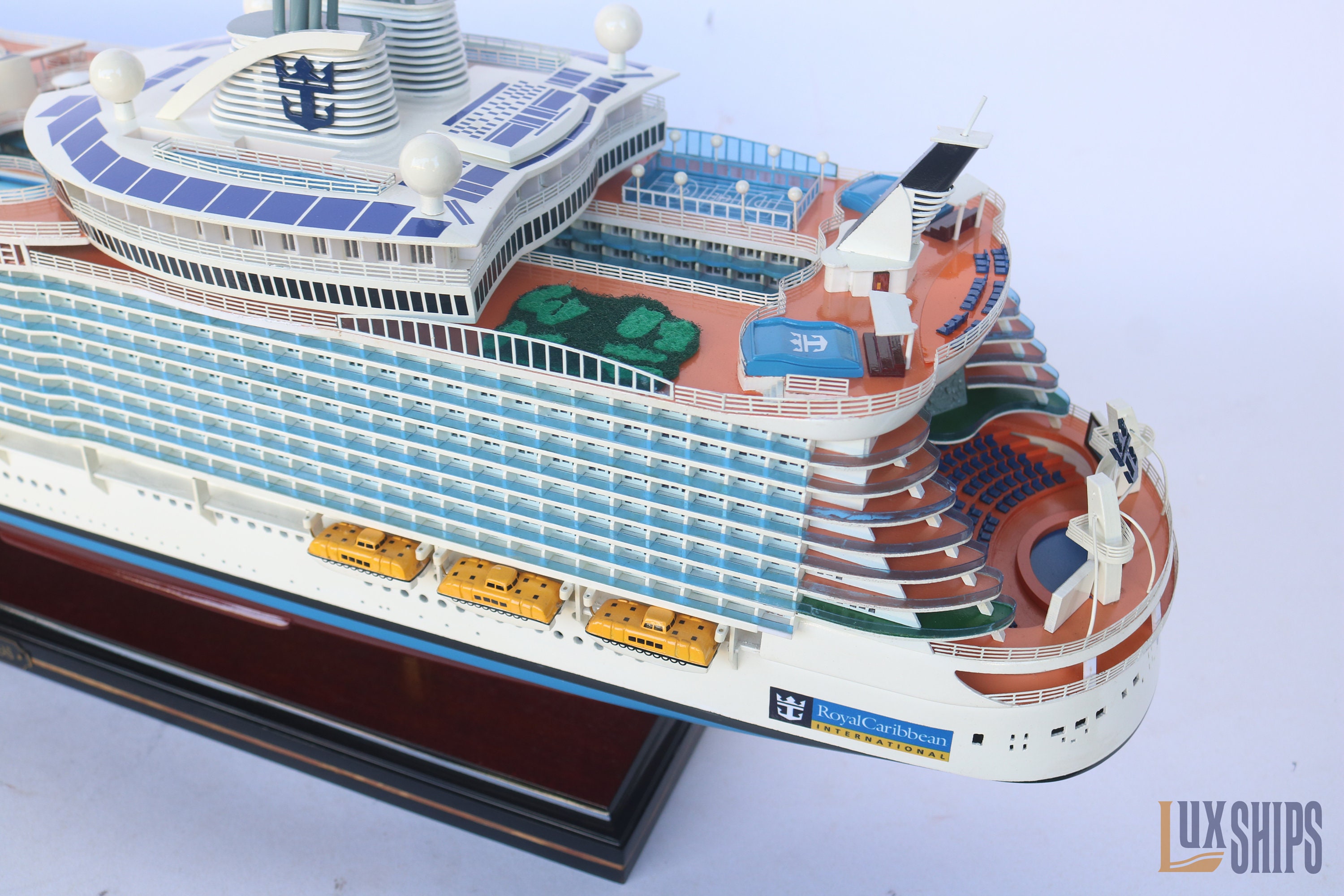 MS Oasis of the Seas Ship Model, Royal Caribbean Model Ship - Etsy