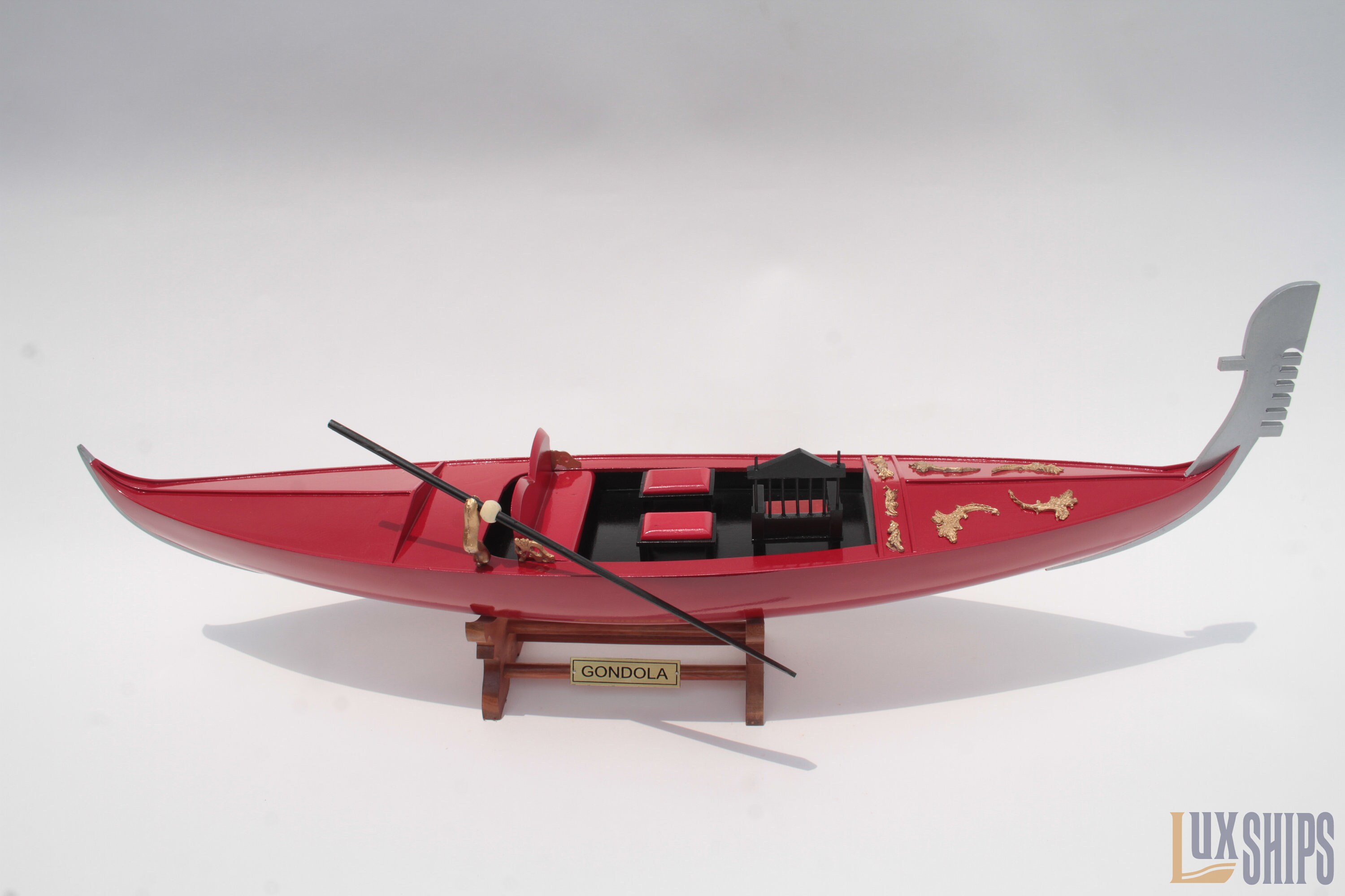 Gondola Wooden Ship Model Gondola Model Ships Gondola Redd - Etsy