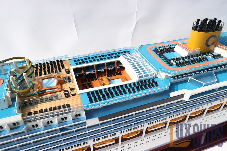 Costa Pacifica Ship Model Costa Pacifica Model Ship - Etsy