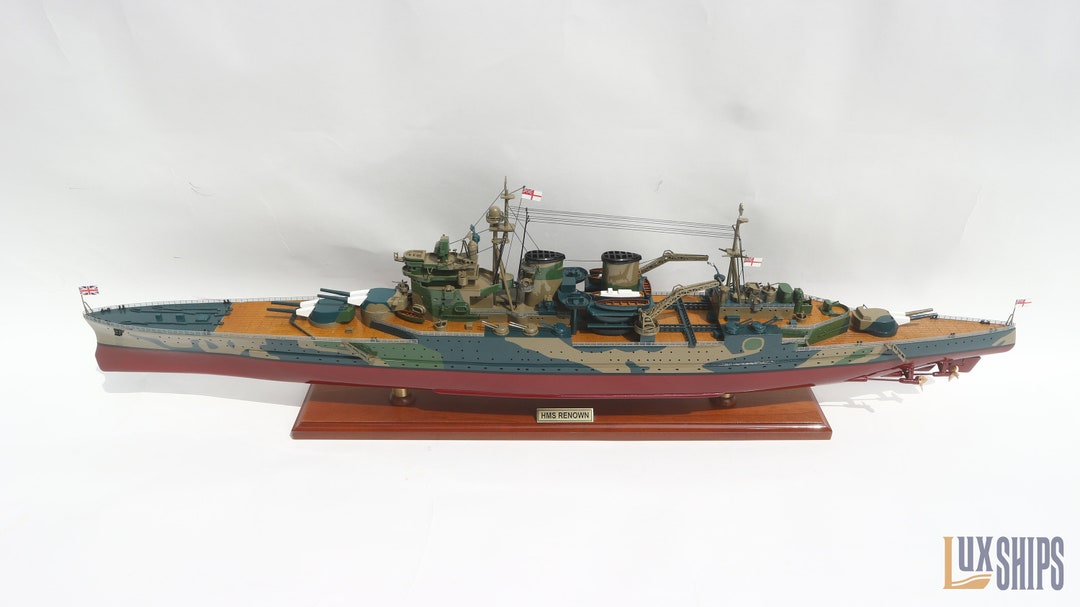 HMS Renown Ship Model - HMS Renown Battleship Model - Etsy