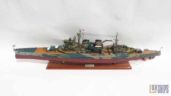 HMS Renown Ship Model HMS Renown Battleship Model - Etsy