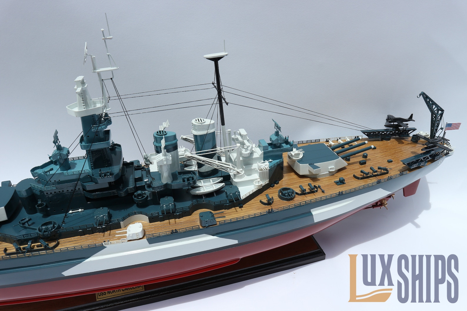 USS North Carolina Ship Model USS North Carolina Battleship - Etsy