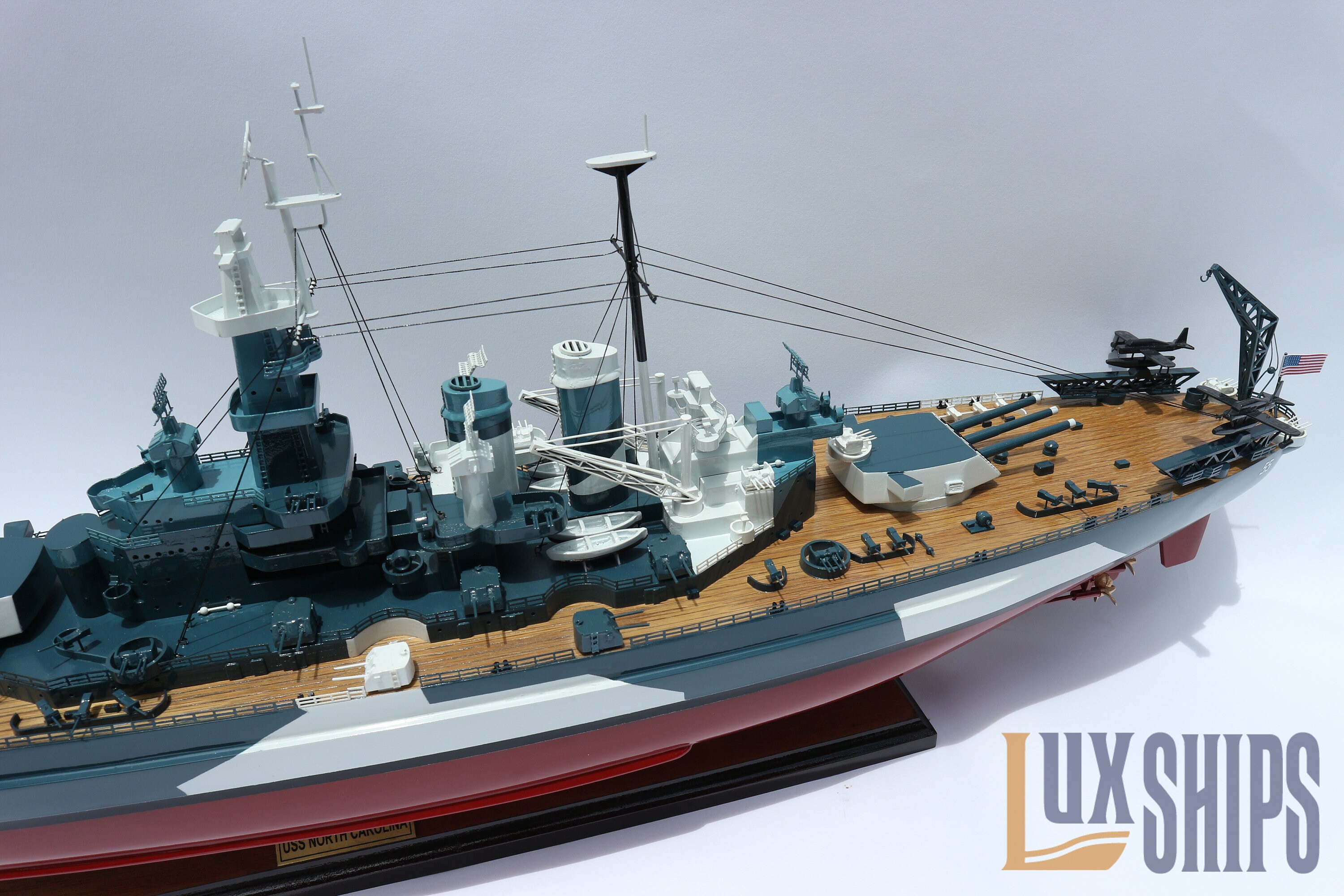 USS North Carolina Ship Model USS North Carolina Battleship - Etsy