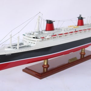SS France Ship Model 83cm - SS France Cruise Ship Model - Etsy