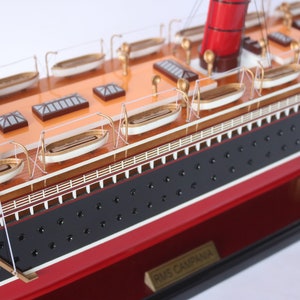 RMS CAMPANIA Ship Model 40" - Wooden Model Ship is for Sale - Etsy