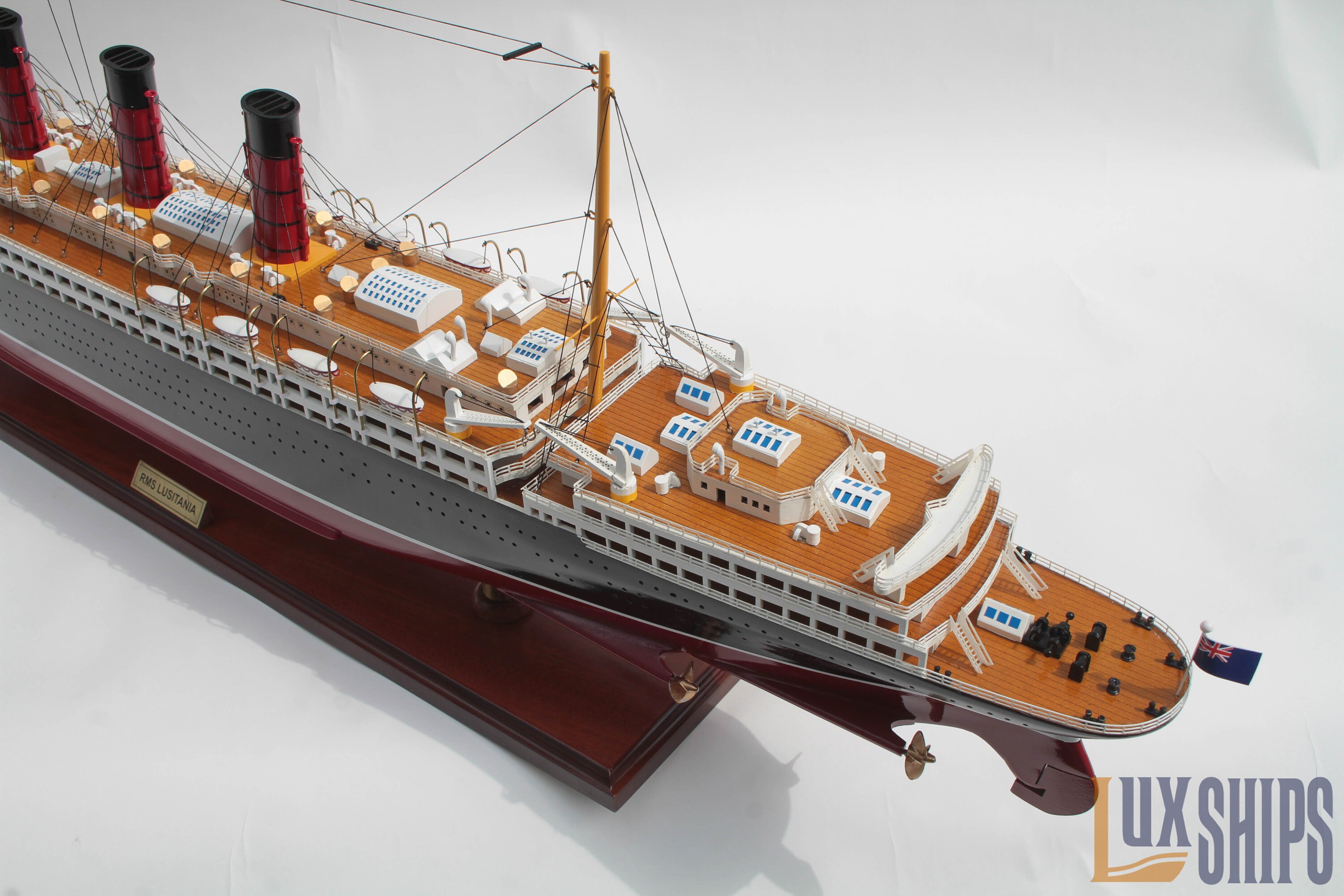 RMS Lusitania Model Ship - Etsy