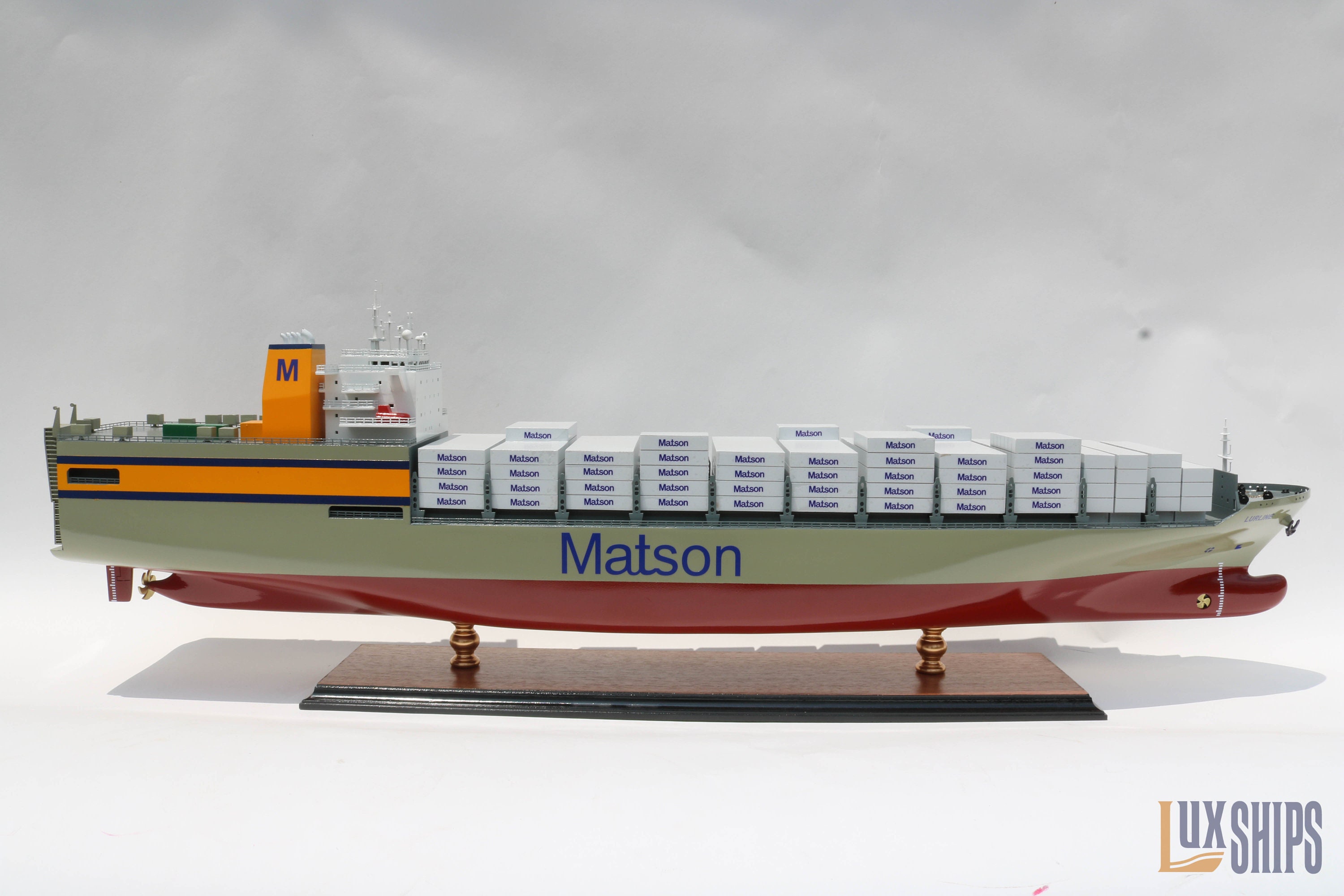Matson Container Ship Model 39" - Lurline Model Ship - Personalizat Ion ...