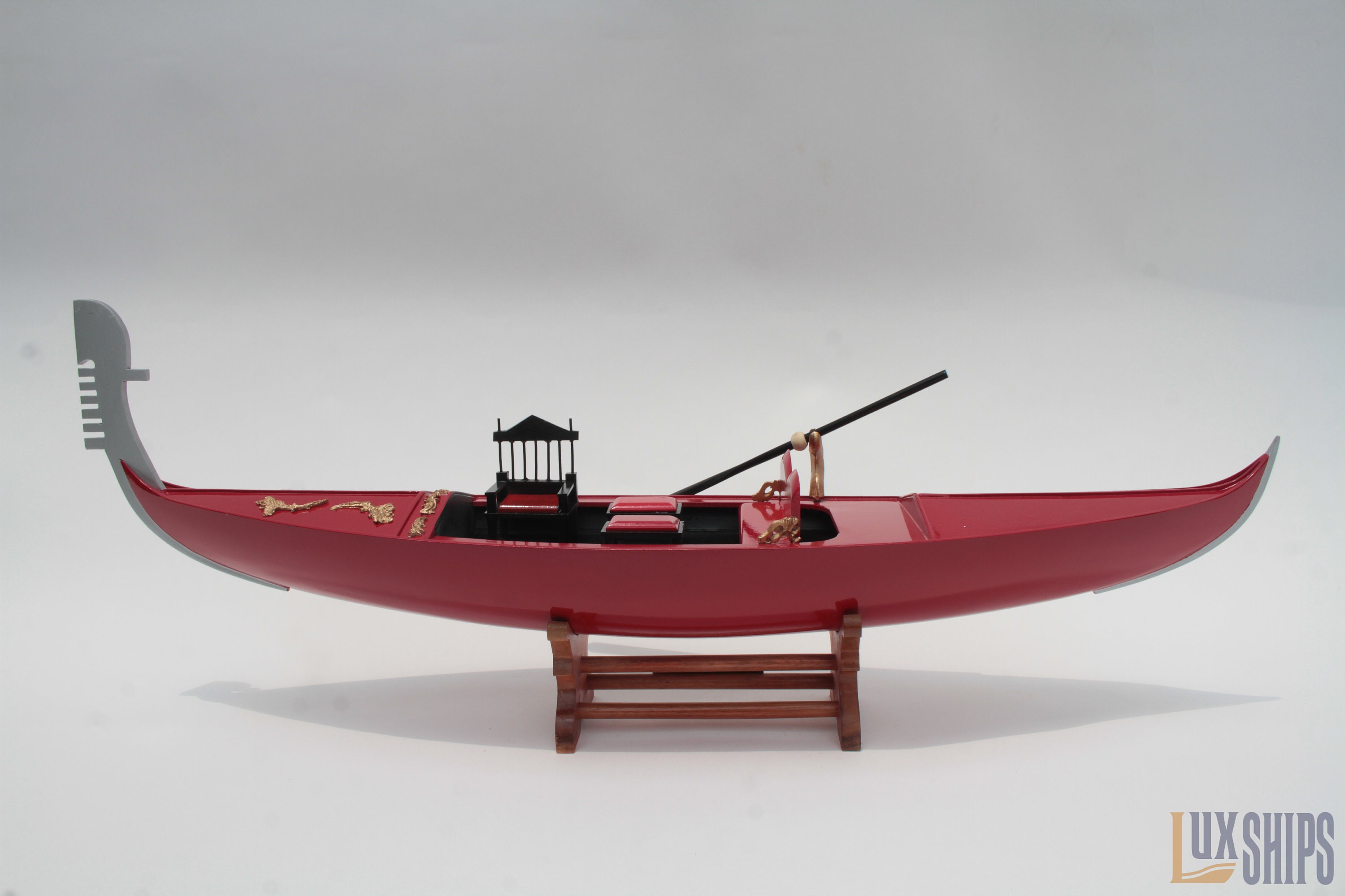 Gondola Wooden Ship Model Gondola Model Ships Gondola Redd - Etsy