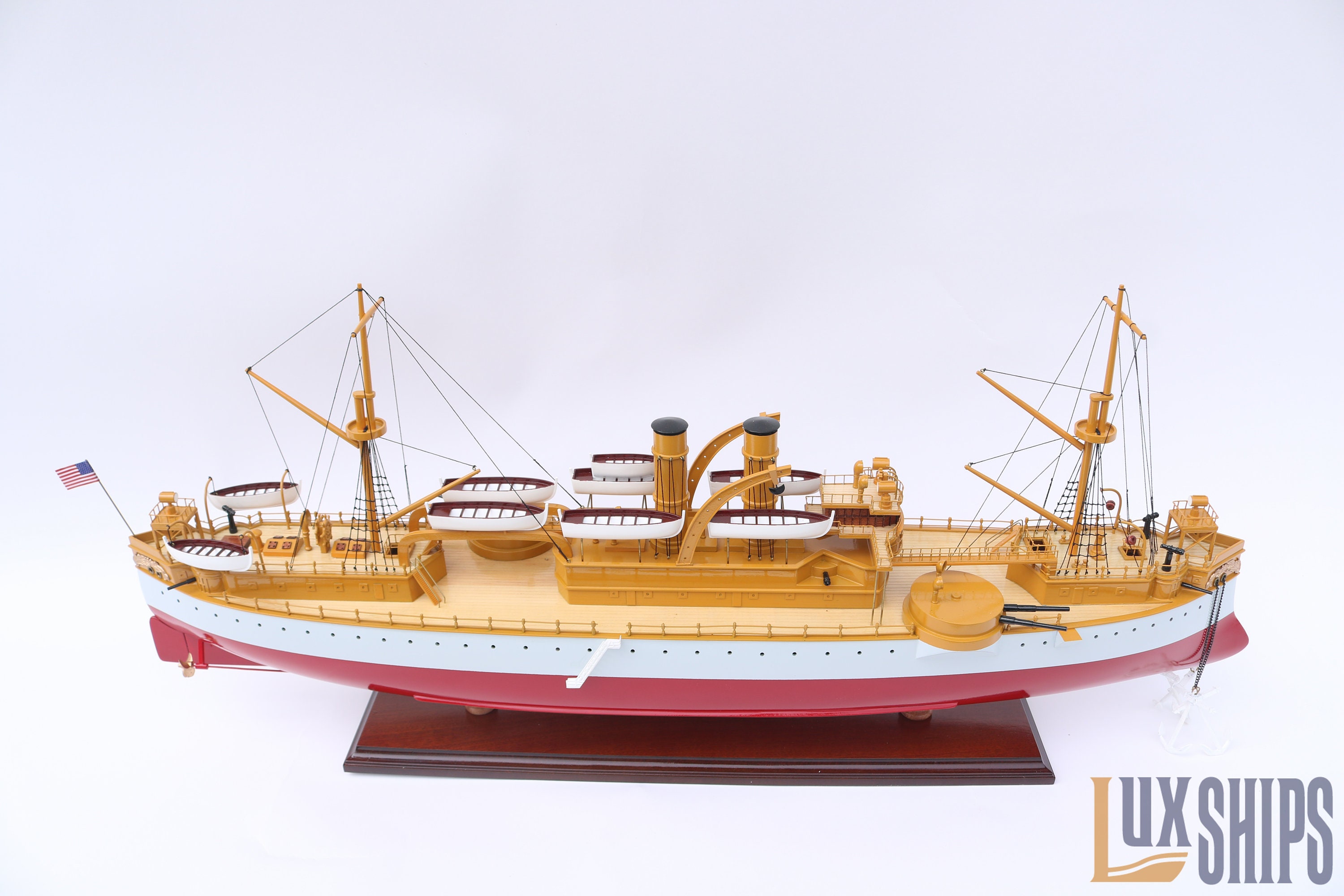 USS MAINE ACR-1 Model Ship - Etsy