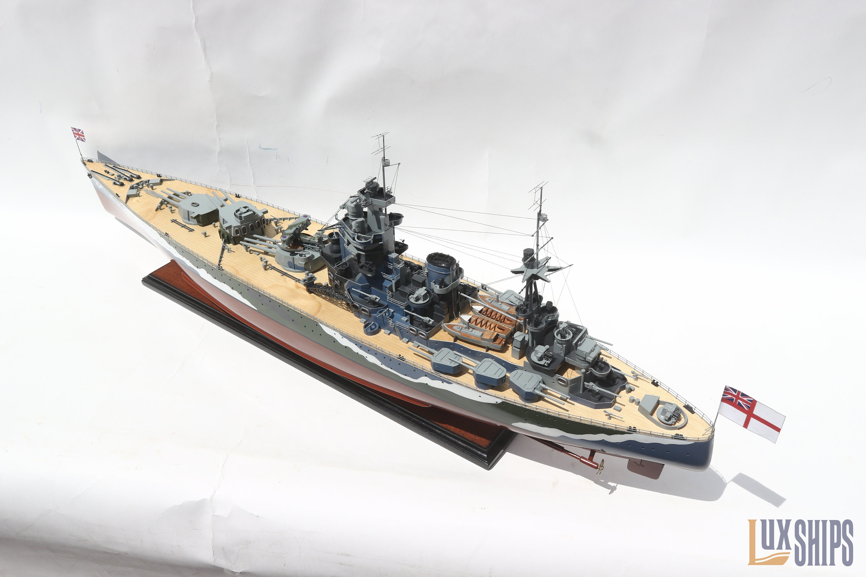 HMS Rodney Ship Model Battle Ship Model - Etsy