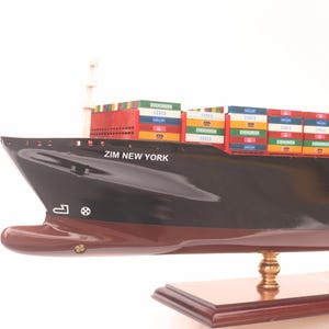 ZIM New York Container Ship Model - ZIM Model Ship - Personalization ...
