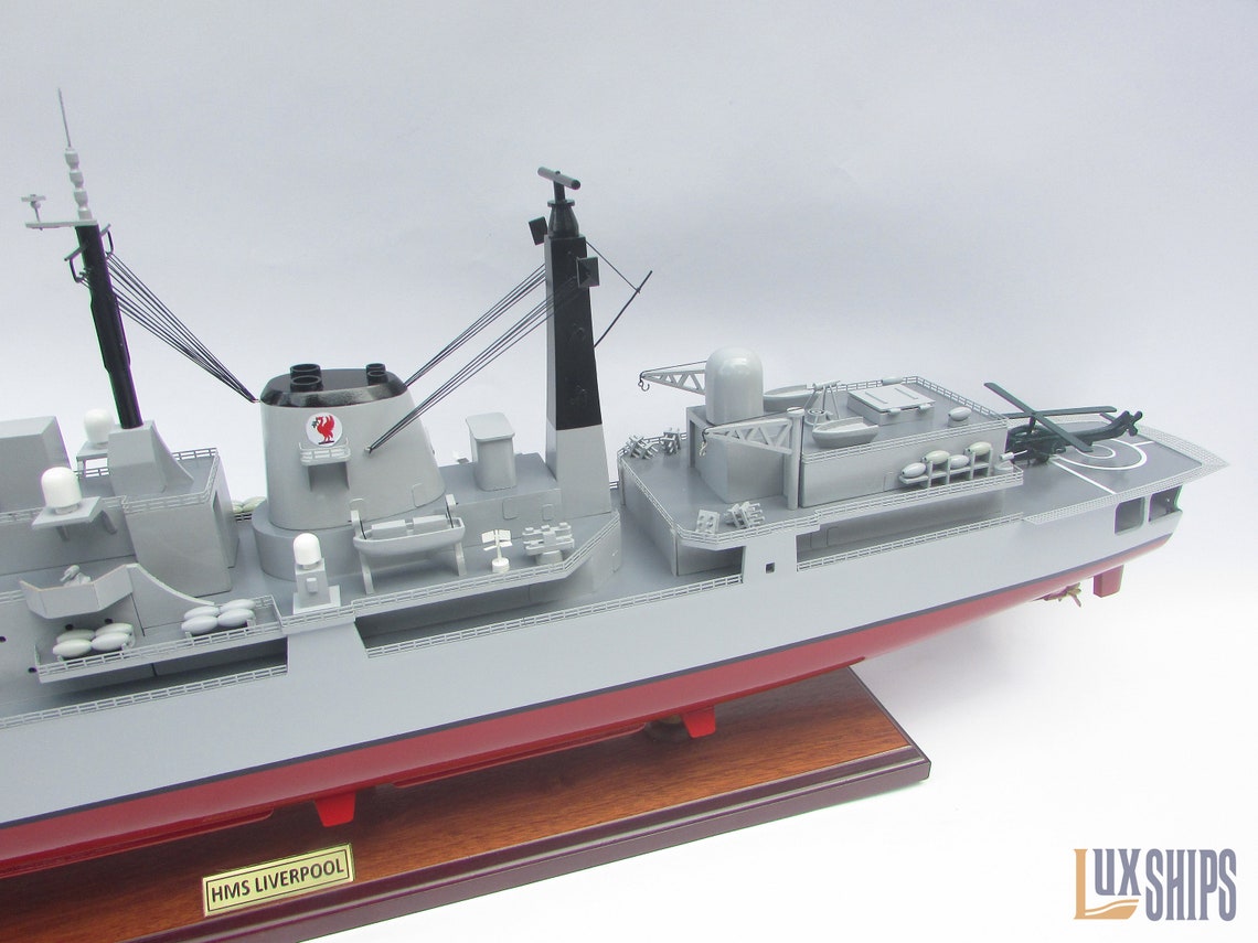 HMS LIVERPOOL D92 Type 42 Destroyer Model Ship - Etsy