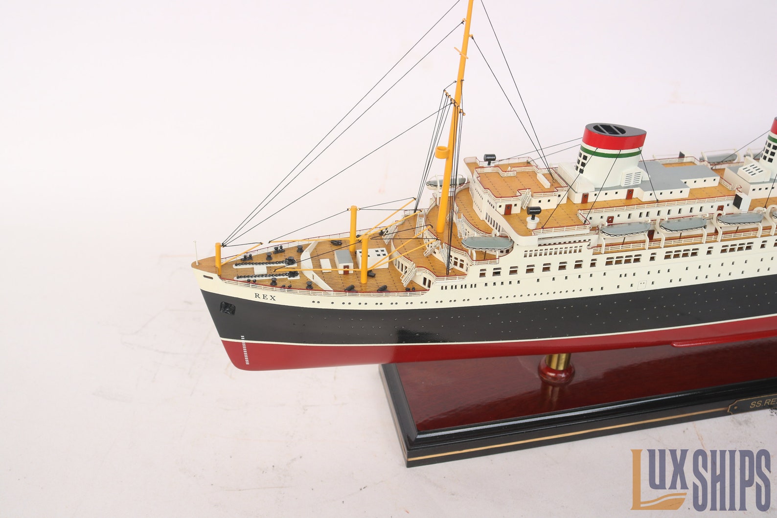 SS REX Model Ship, Wooden Ship Model - Etsy