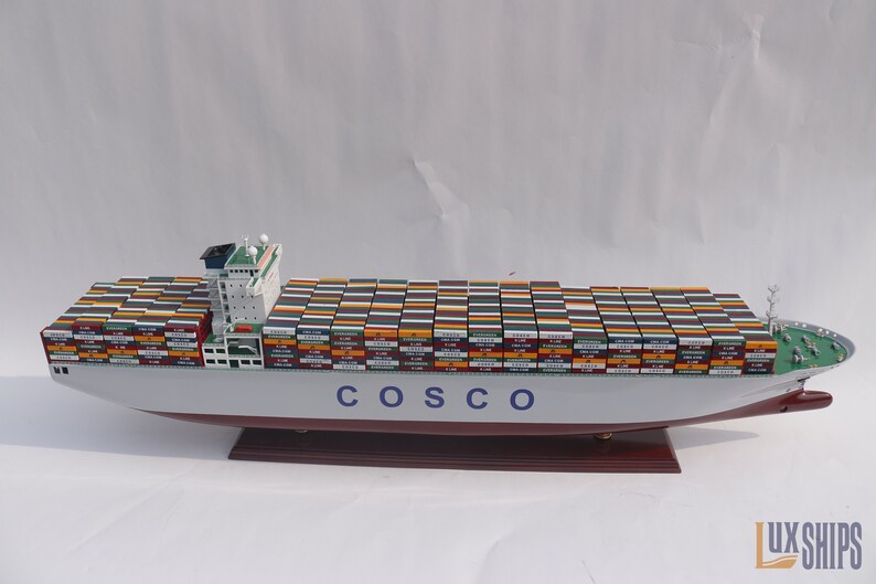 COSCO EUROPE Container Ship Model 39" - Cosco Model Ship ...