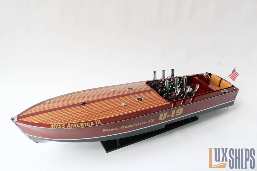 Miss America IX Model Ship - Etsy