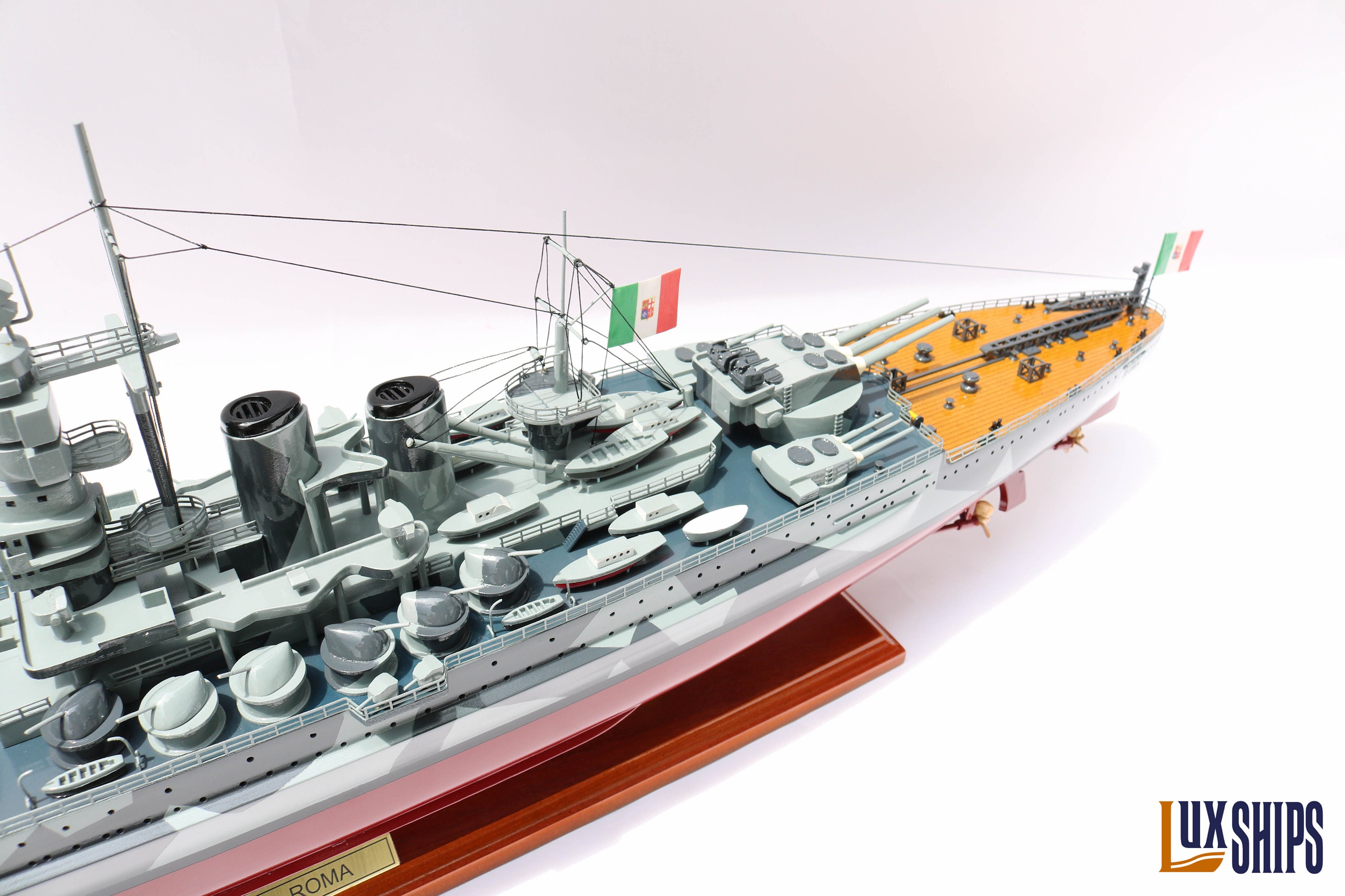 ROMA Ship Model ROMA Battleship Model - Etsy