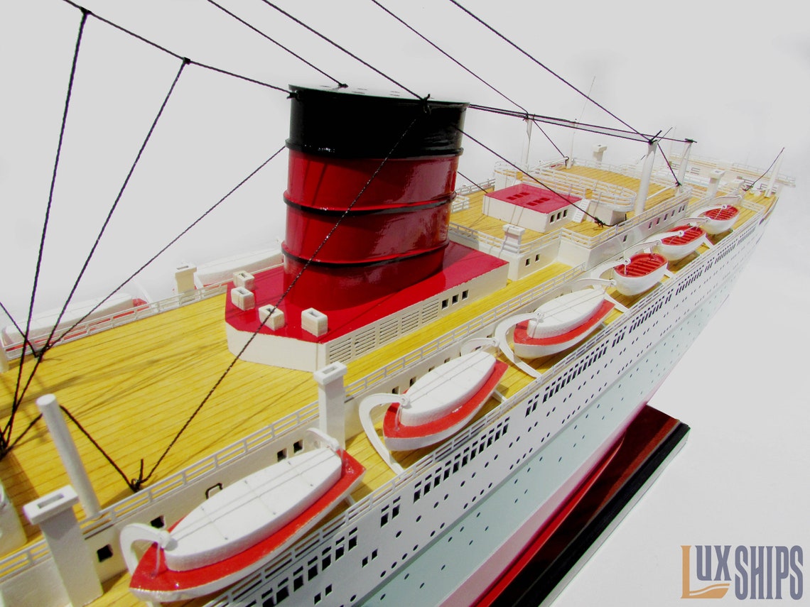 RMS Caronia Ship Model RMS Caronia Wood Ship Model - Etsy