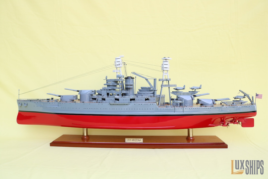 USS Arizona Model Ship - Etsy