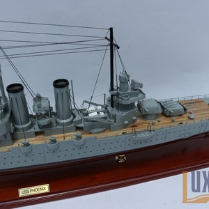 USS Phoenix Ship Model - USS Phoenix Battleship Model - Etsy