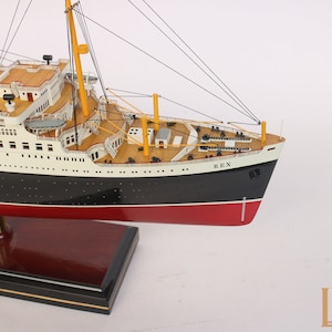 SS REX Model Ship, Wooden Ship Model - Etsy