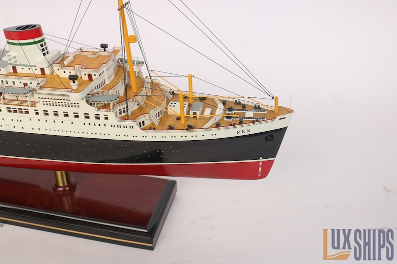 SS REX Model Ship Wooden Ship Model - Etsy Canada