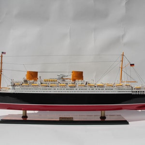 SS Bremen Ship Model - SS Bremen Model Ship - SS Bremen Wooden Ship ...