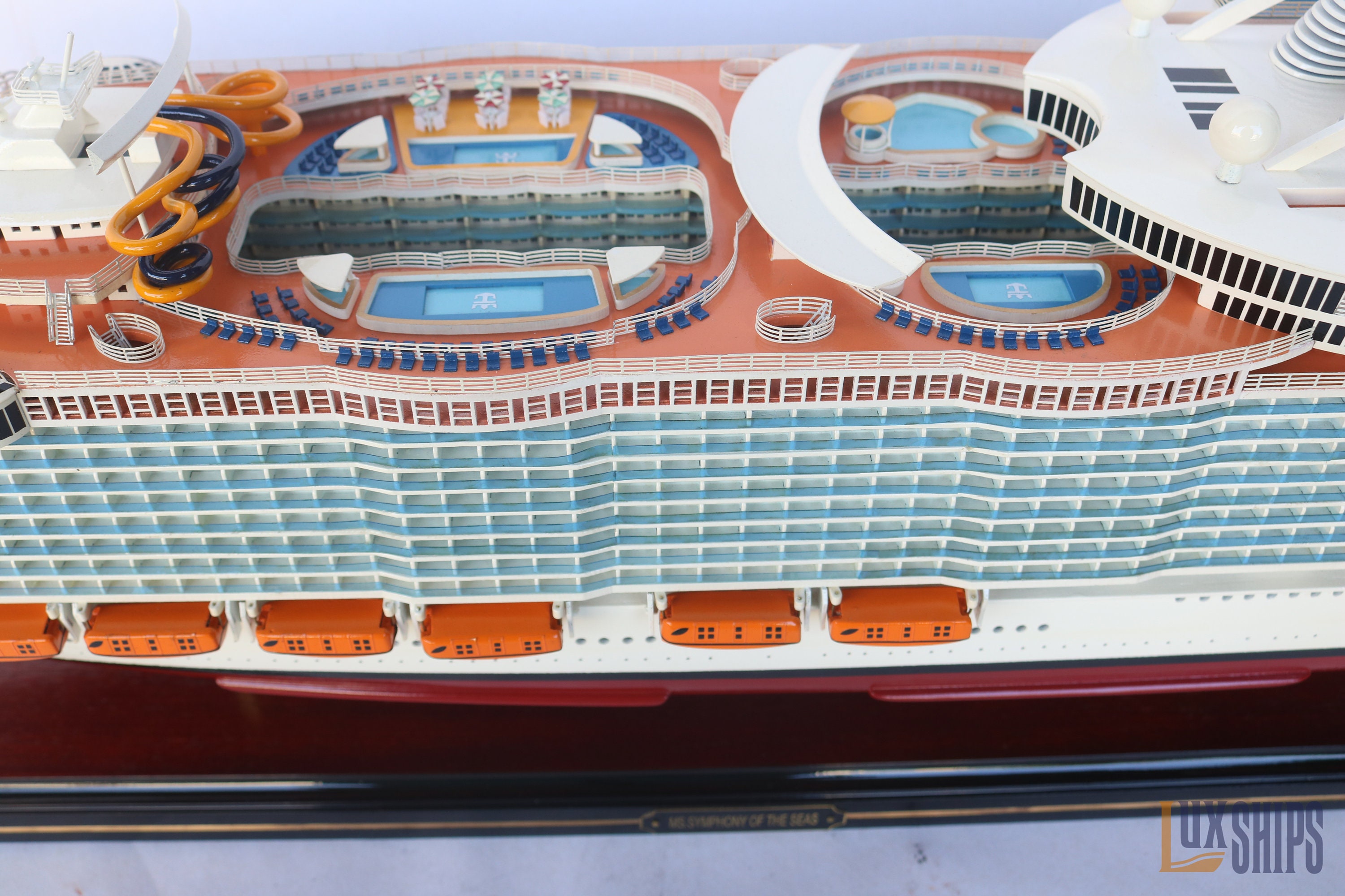 MS Symphony of the Seas Ship Model, Royal Caribbean Model Ship - Etsy