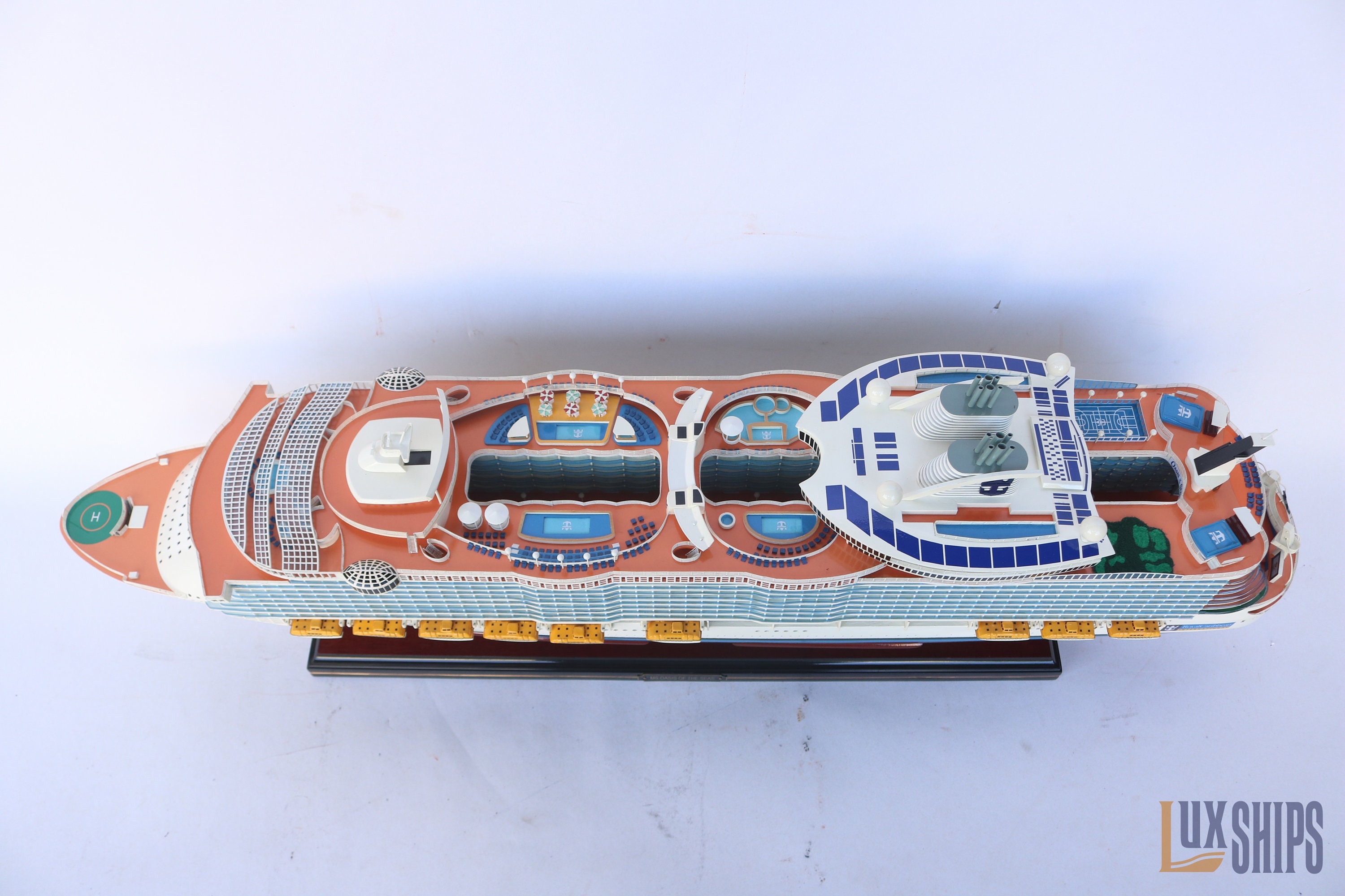 MS Oasis of the Seas Ship Model, Royal Caribbean Model Ship - Etsy