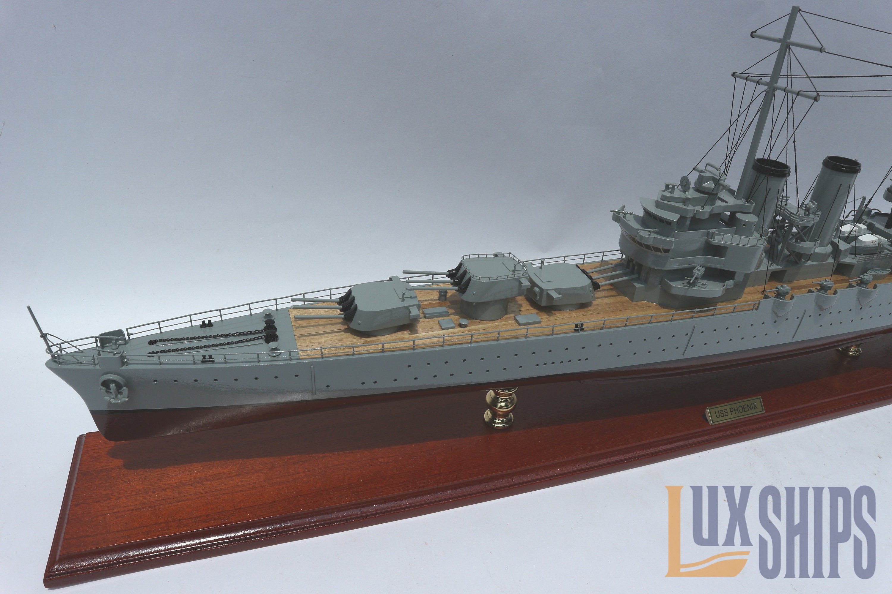 USS Phoenix Ship Model - USS Phoenix Battleship Model - Etsy
