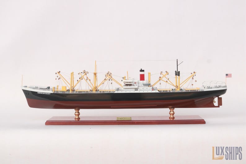 SS AMERICAN SCOUT Model Ship, Wooden Ship Model is for Sale - Etsy