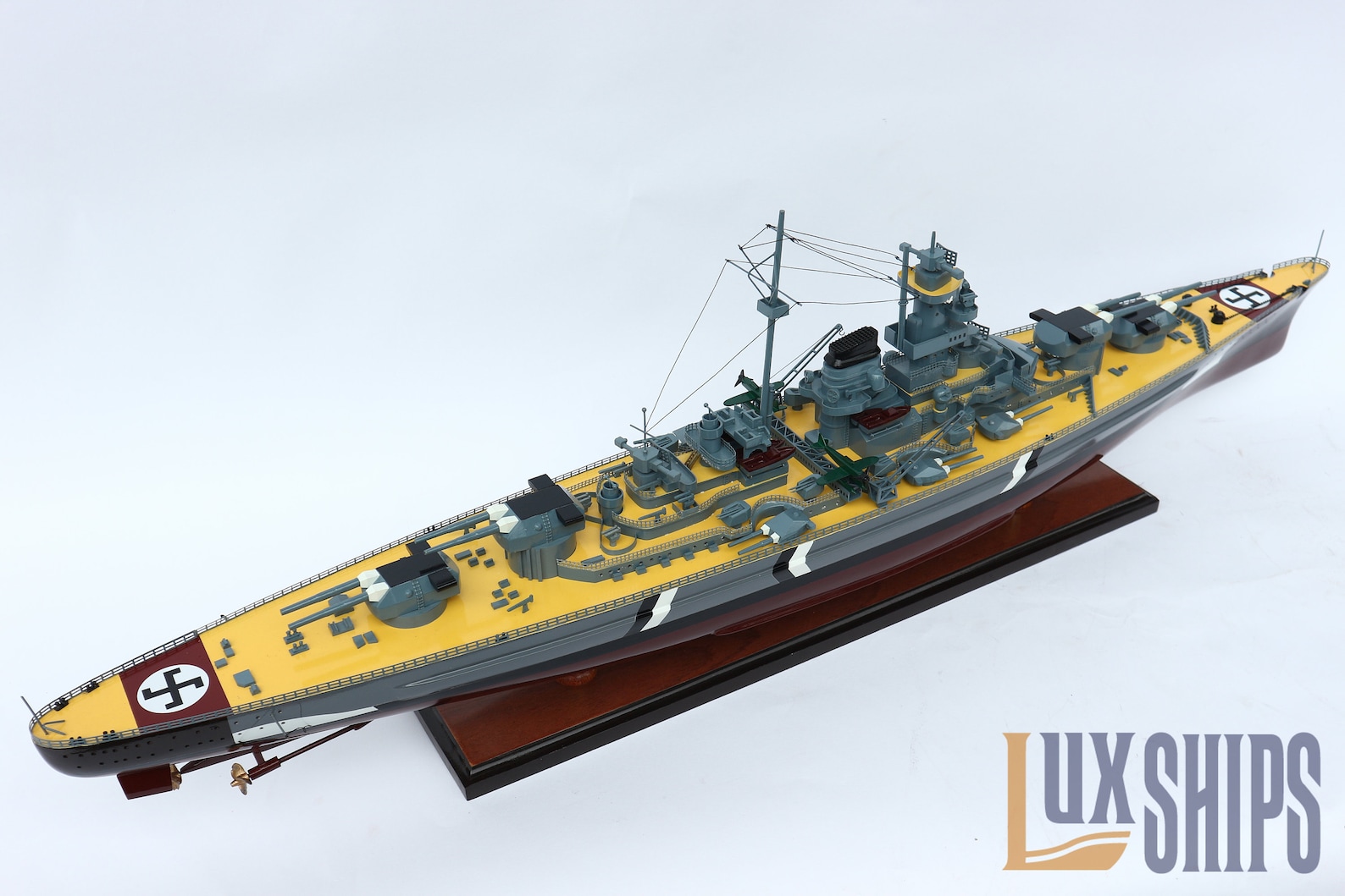 Bismarck Ship Model Bismarck Wooden Ship Model - Etsy