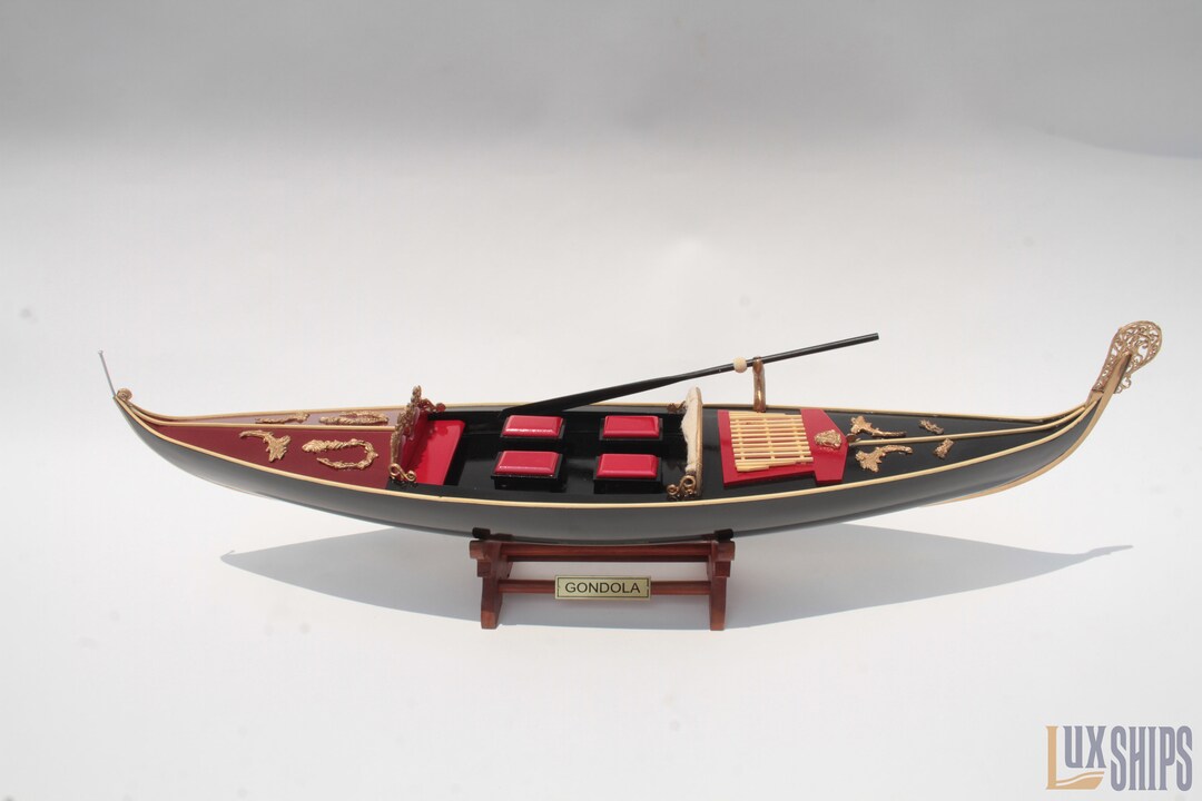 Gondola Wooden Ship Model Gondola Model Ships Gondola - Etsy