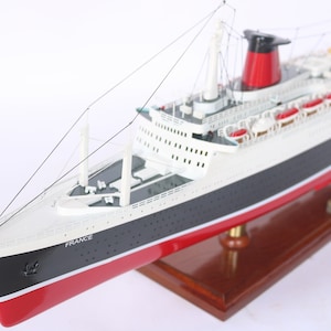 SS France Ship Model 83cm - SS France Cruise Ship Model - Etsy