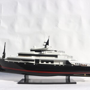 ALFA NERO Yacht Model, Wooden Model Ship is for Sale - Etsy
