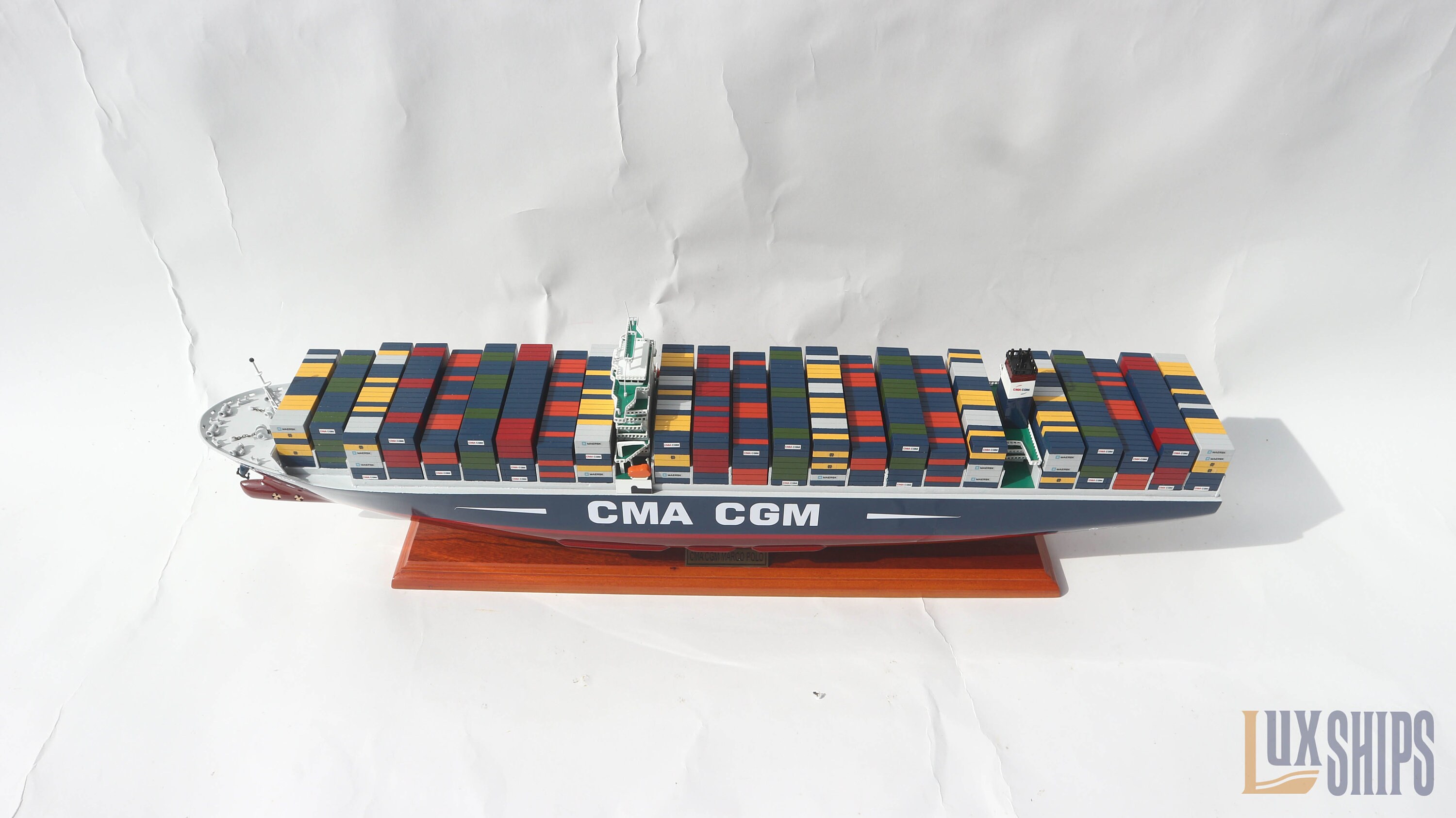 CMA CGM Marco Polo Container Ship Model Cma Cgm Model Ship - Etsy