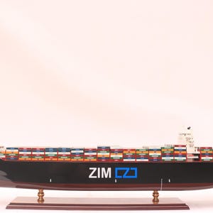 ZIM New York Container Ship Model - ZIM Model Ship - Personalization ...