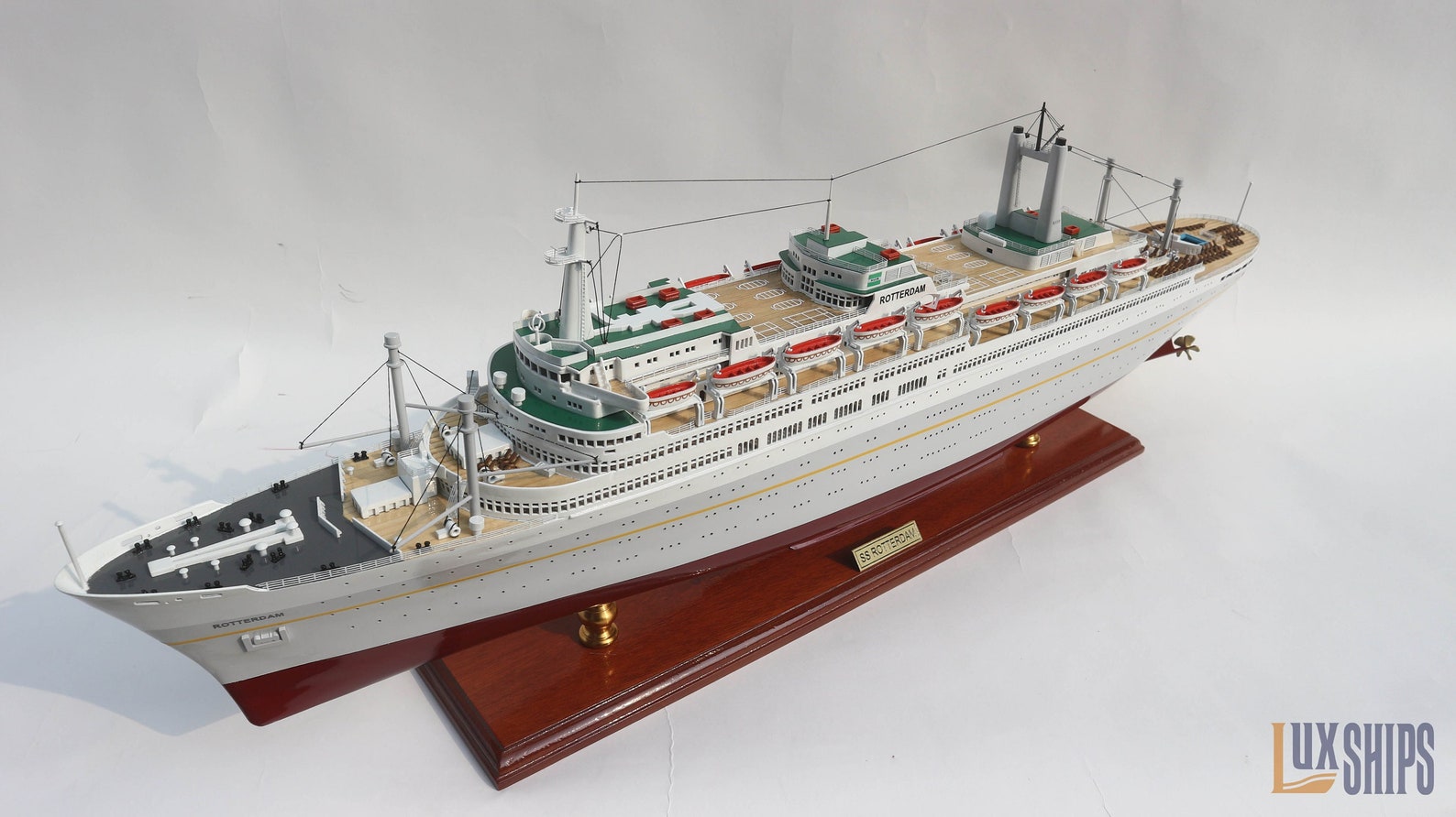 SS Rotterdam Ship Model - SS Rotterdam Cruise Ship Model - Etsy