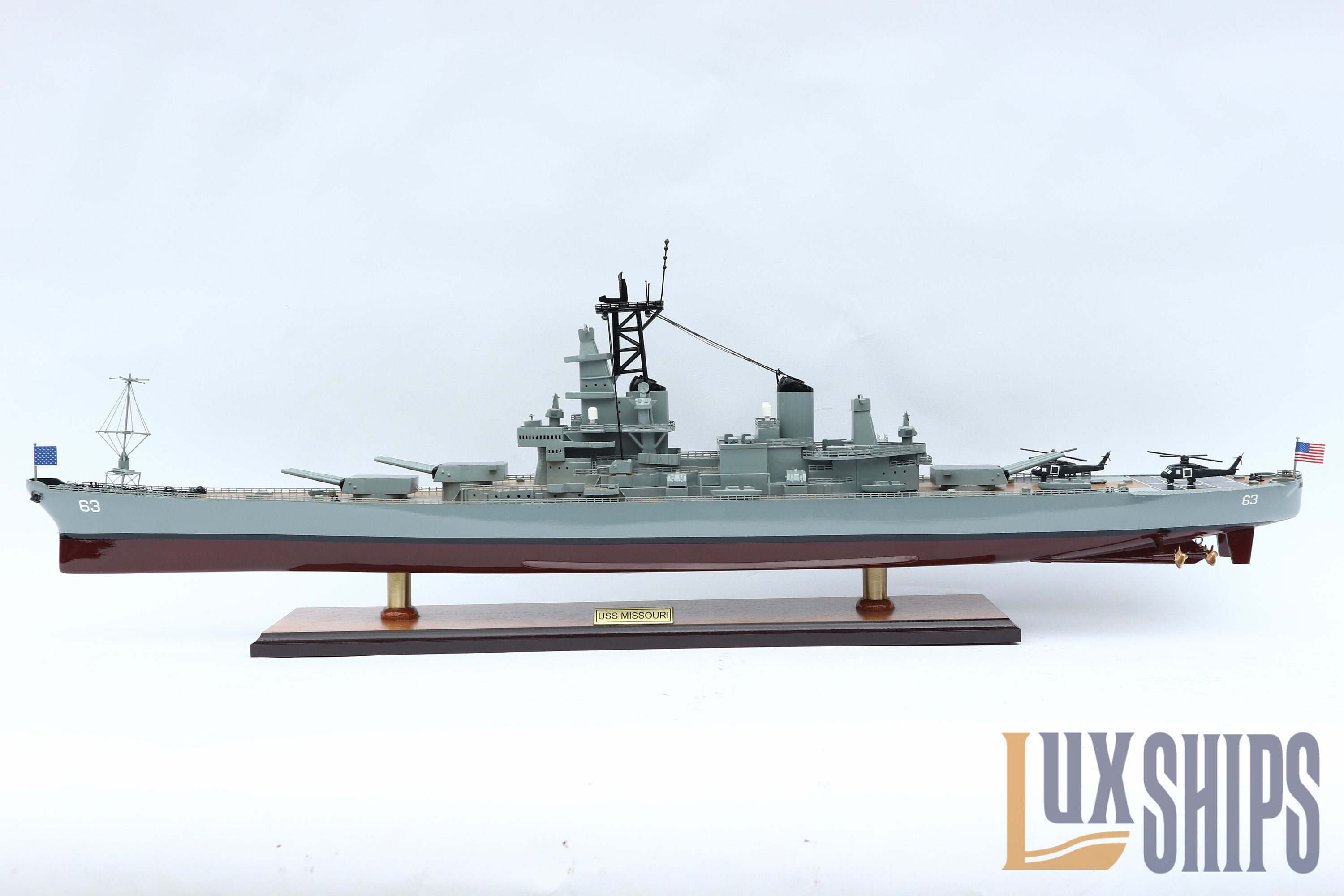 USS Missouri BB-63 Ship Model Uss Missouri BB-63 Battleship Model - Etsy