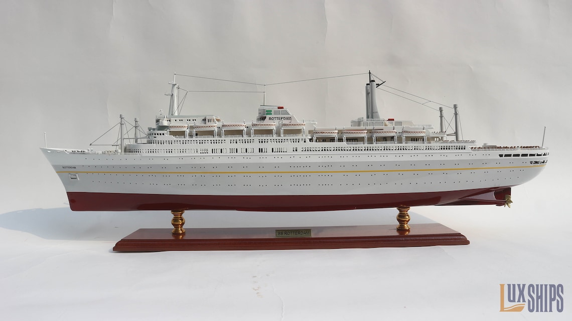 SS Rotterdam Ship Model SS Rotterdam Cruise Ship Model - Etsy