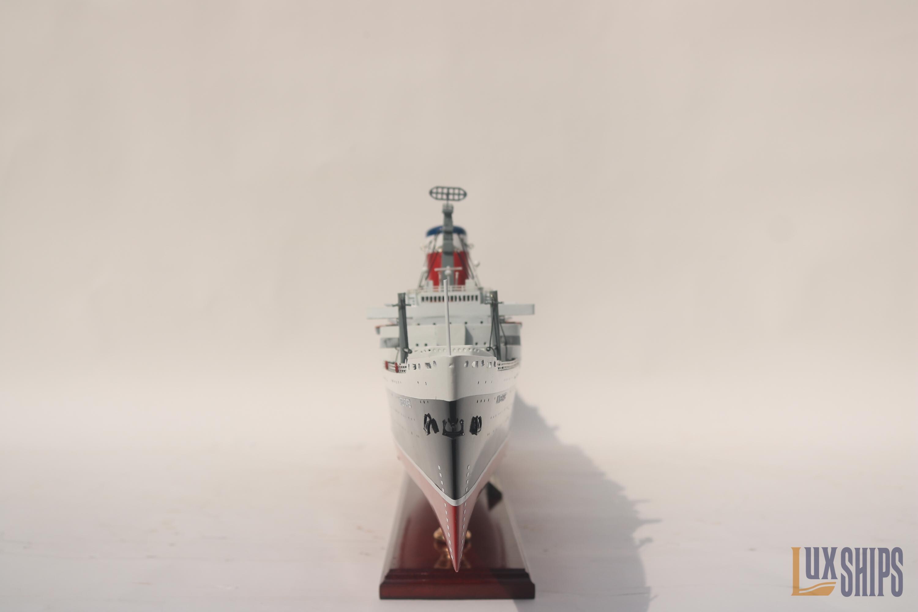 SS United States Wooden Ship Model 35" (91cm) – Handcrafted Ocean Liner ...