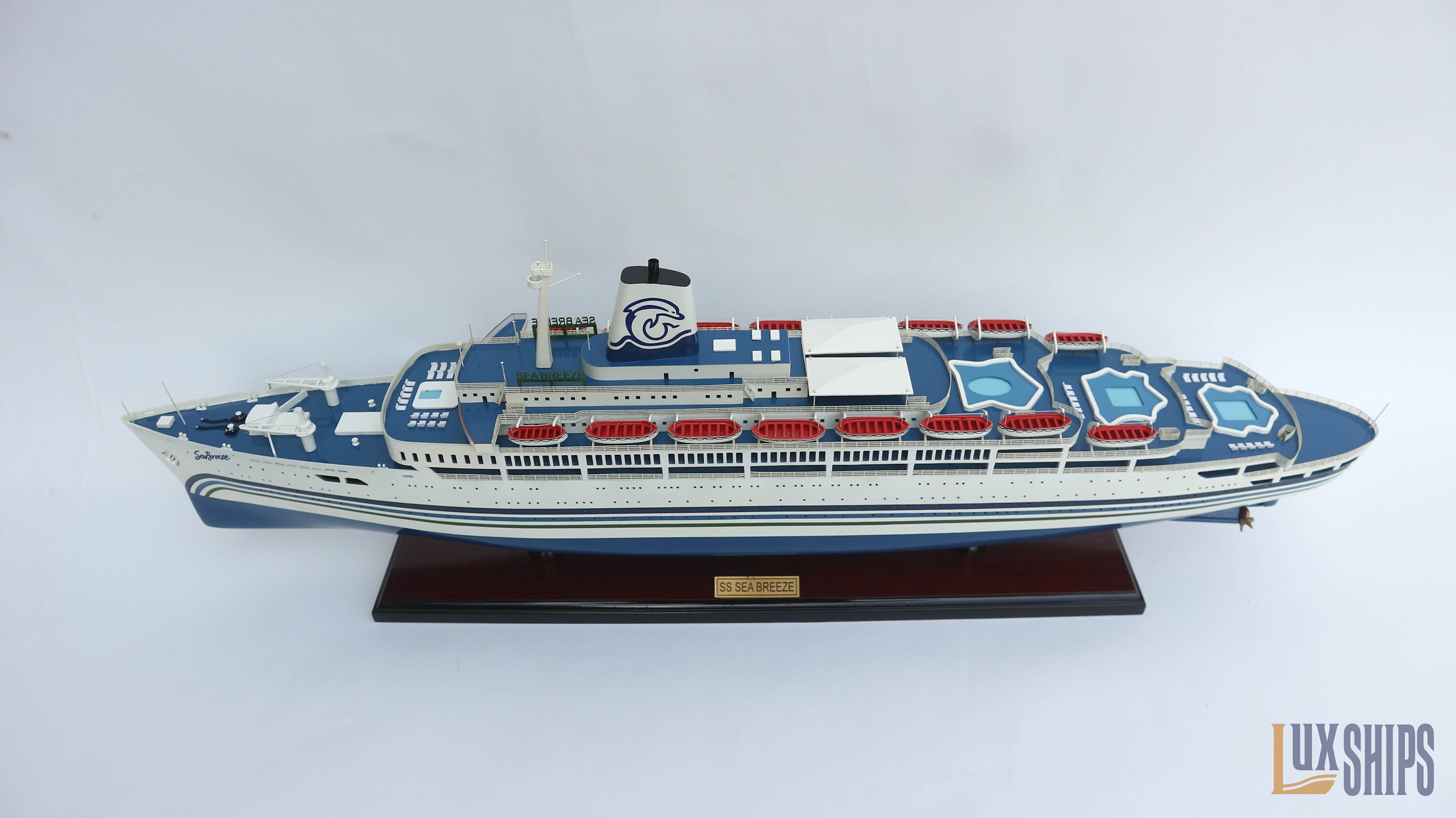 SS Sea Breeze Ship Model - SS Seabreeze Model Ship - Etsy